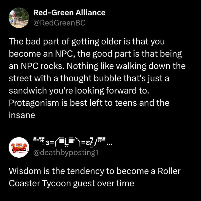 Embracing the glorious NPC life - 9GAG