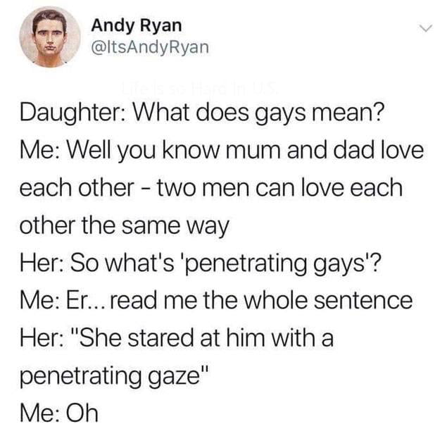 Penetrating gaze - 9GAG