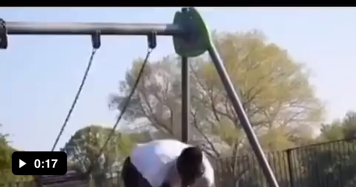 Idiots in swings - 9GAG