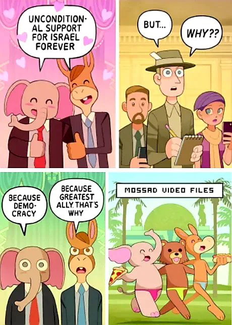 When people say why you dont expose Epstein client list, because it will make Israel look bad ...