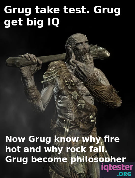 Grug evolve. Brain grow big - 9GAG