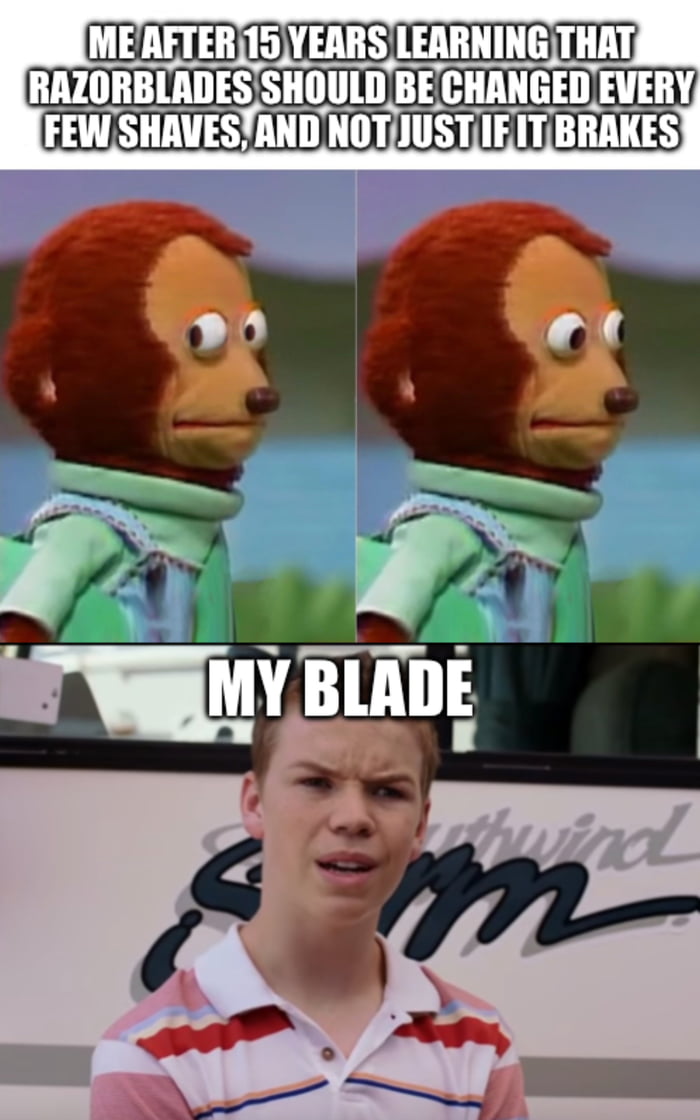 All these years I thought I could be proud not having to change, still ...