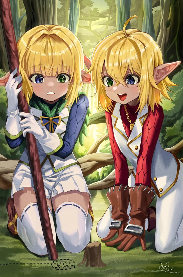 Mare (Left - male) and Aura (Right - female) - 9GAG