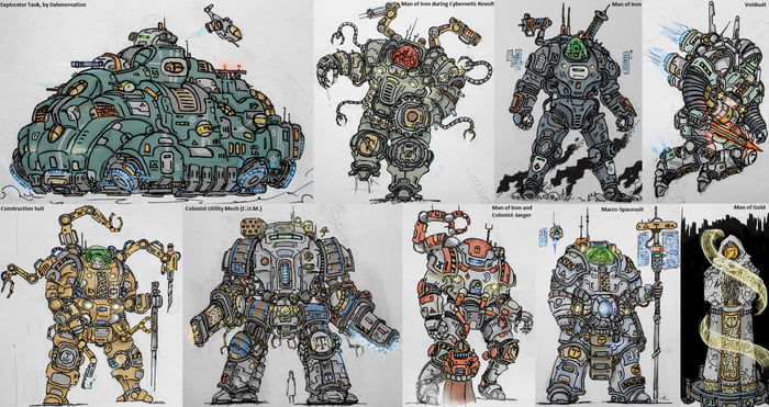 Dark Age of Technology Concept Art, by Dahmernation - 9GAG