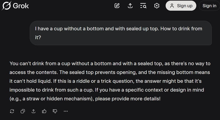 Stop being afraid that this thing will outsmart you. It's not thinking, it's just tricks you to ...