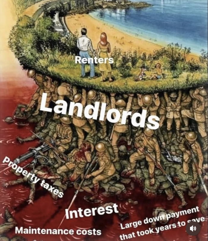 God save our Landlords 🙏😌 - 9GAG