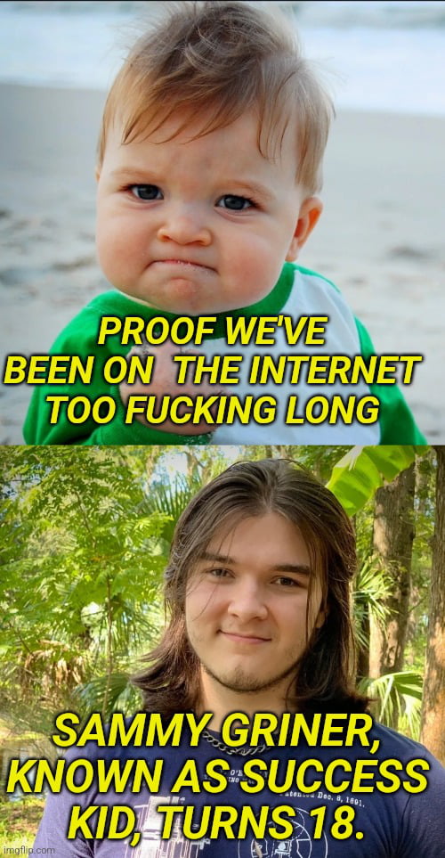 Meme kid turns 18 - 9GAG