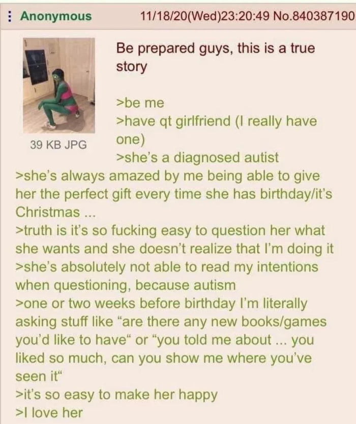 Anon loves his girlfriend - 9GAG