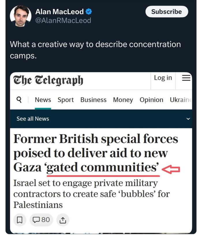 Haha, they called concentration camps gated communities - 9GAG