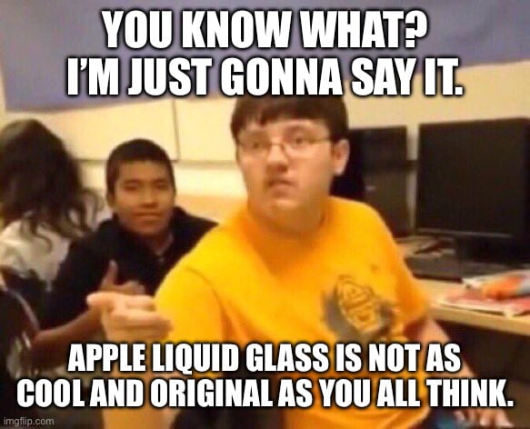 Apple liquid glass is not so good - 9GAG