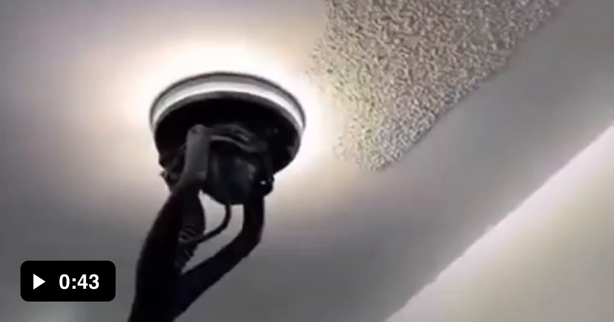 Satisfying popcorn ceiling removal - 9GAG