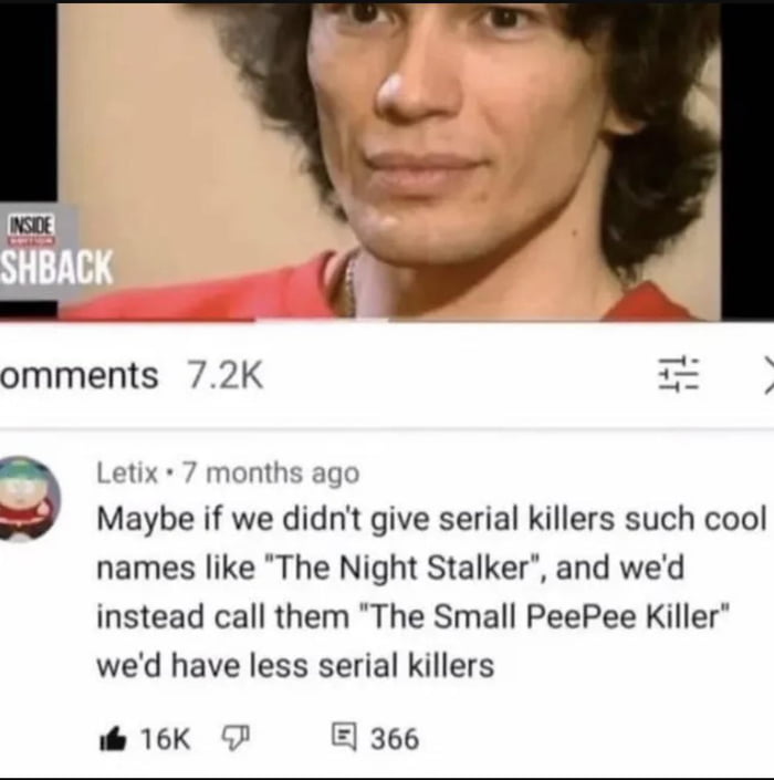 "The Small Pee Pee Killer" - 9GAG