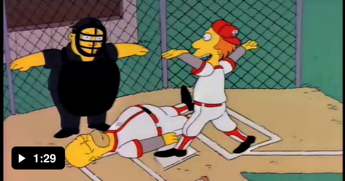 Musical Simpsons: "Talkin' Softball" (from "Homer at the Bat"). First ...