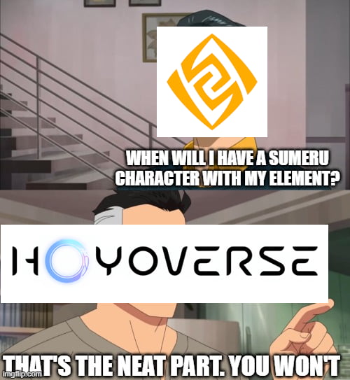 They are really afraid of geo Sumeru character... even Fontaine has one ...