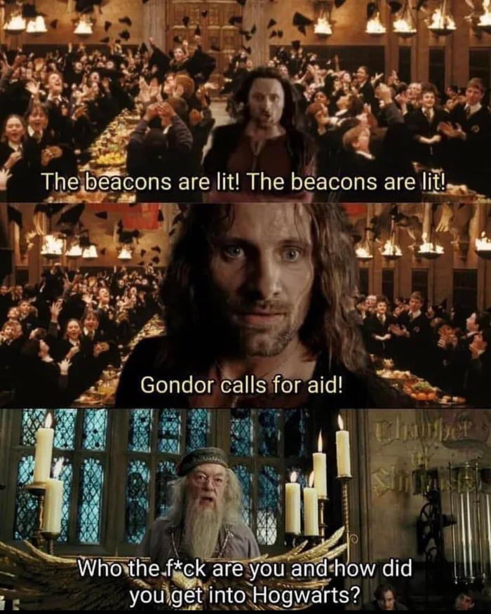 And hogwarts will answer ! - 9GAG