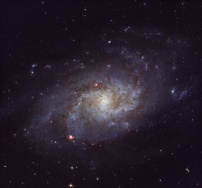 My shot of the Triangulum galaxy (M33). - 9GAG