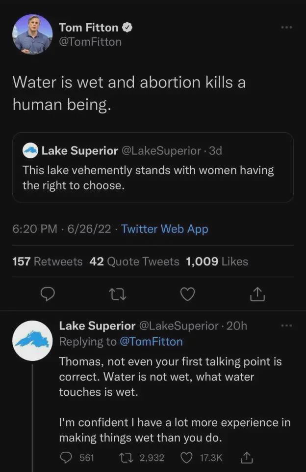 Water is not wet - 9GAG