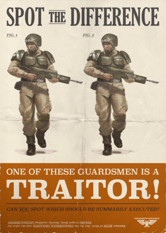 Spotting a traitor 101 - 9GAG