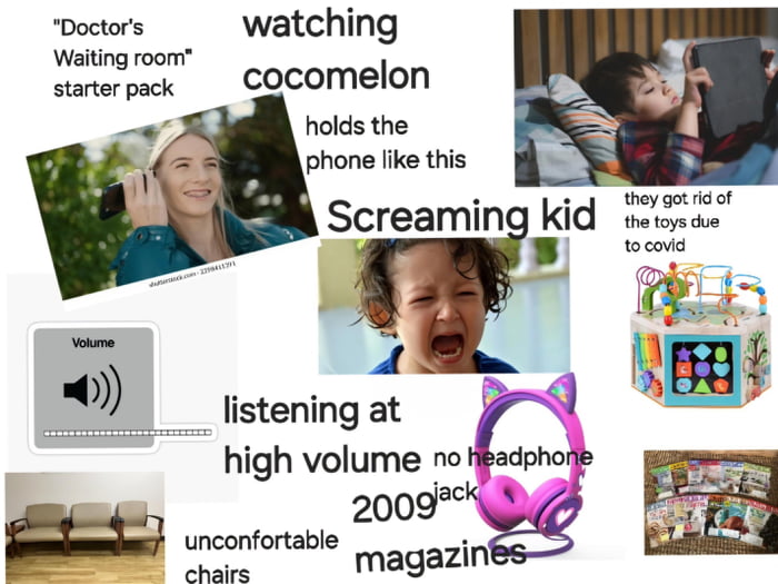 "Doctor's waiting room" starter pack - 9GAG