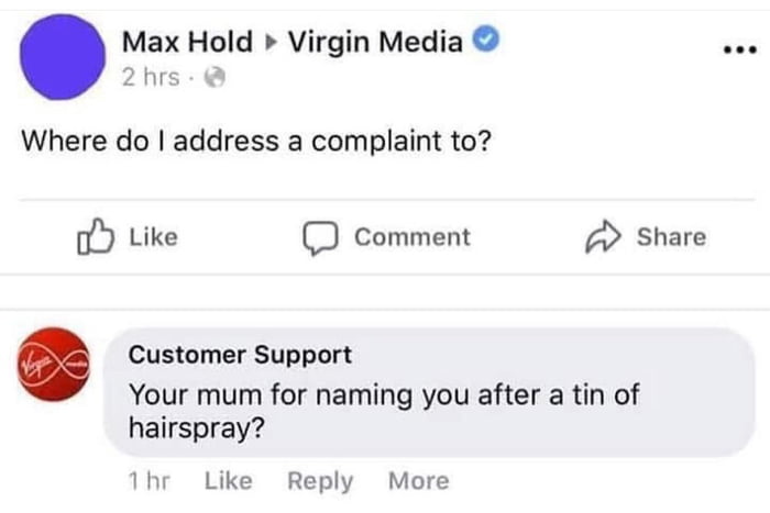 Virgin Media DNGAF - 9GAG