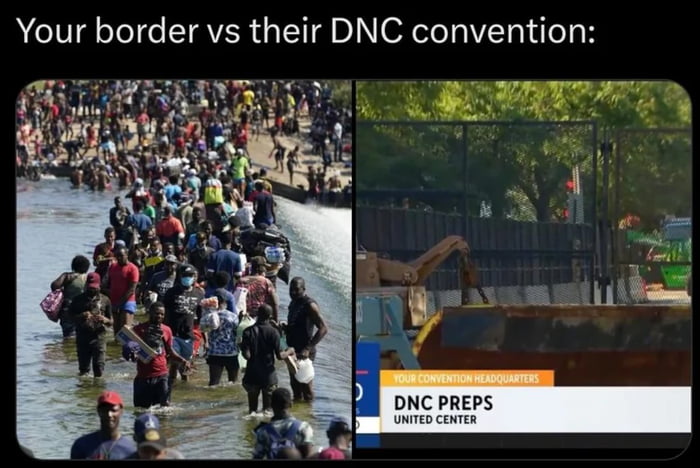 What's up with these fences at the DNC convention? Didn't they tell us ...