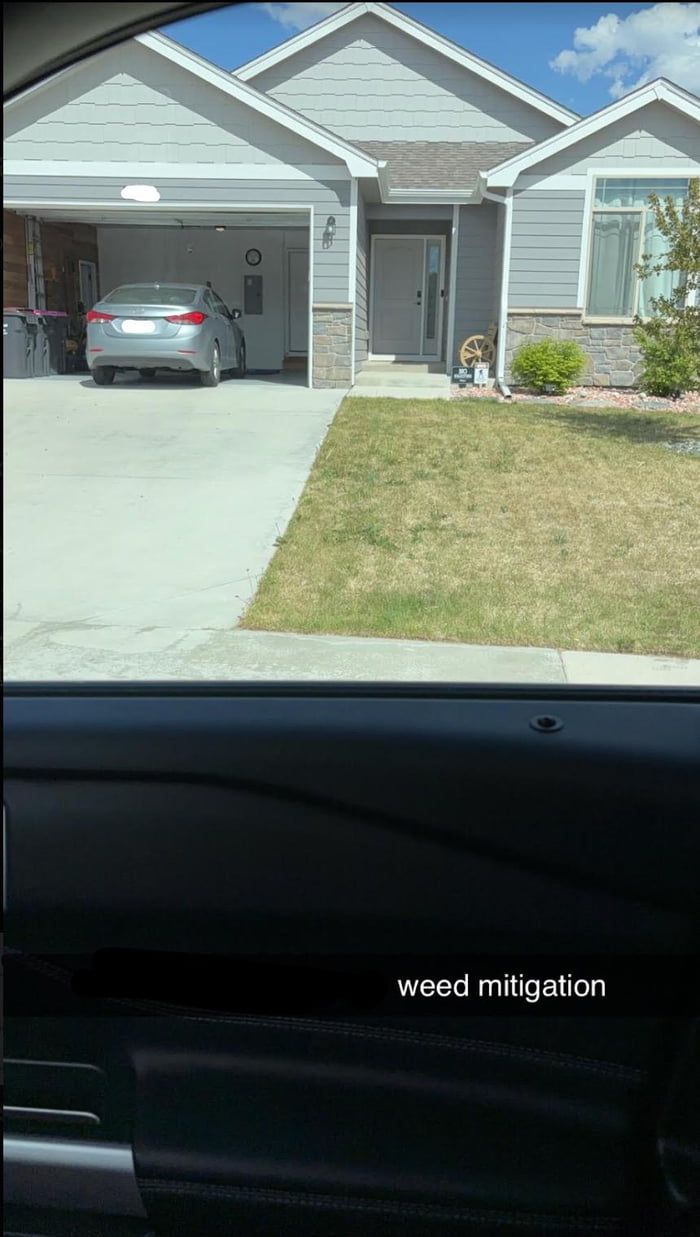 HOA "Violation Notice" for "weed mitigation" & the drive-by picture they send with it - 9GAG
