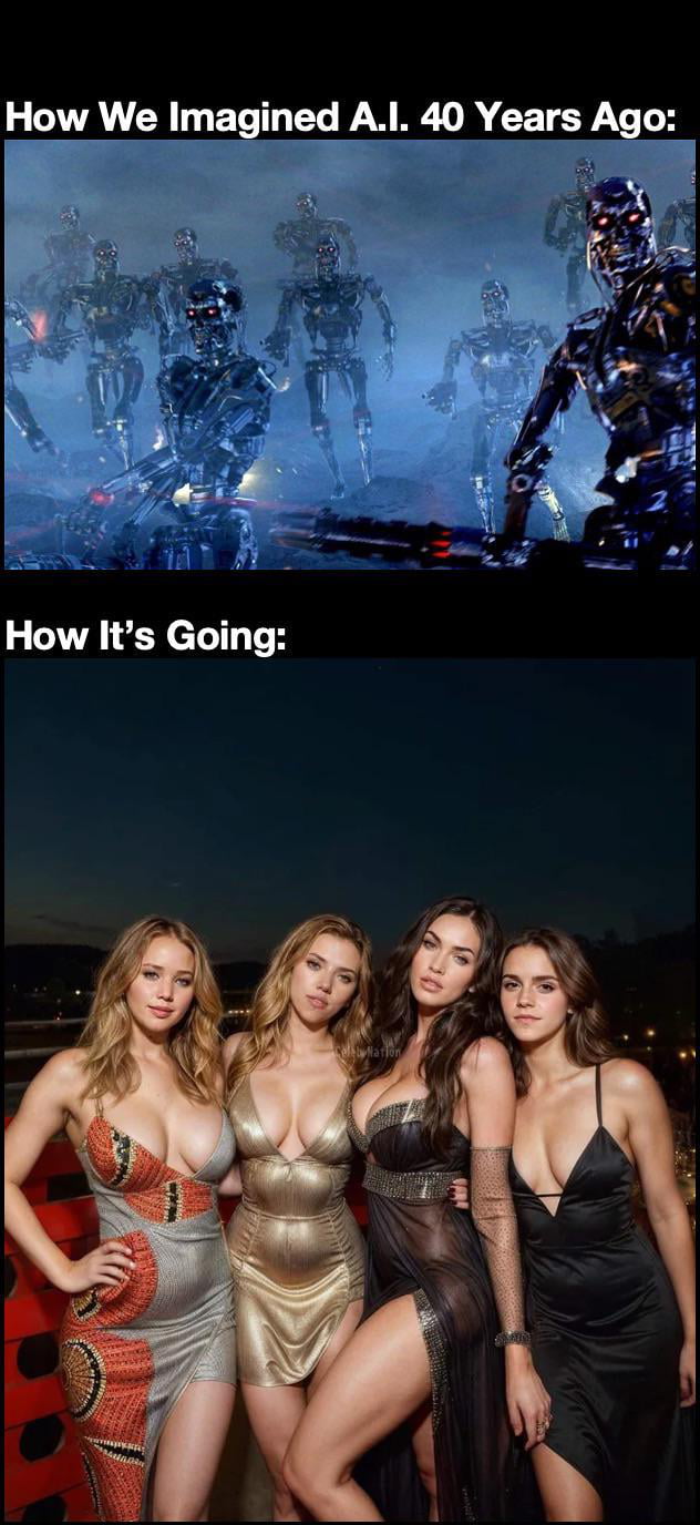 How We Imagined A.I. Then vs. Now! - 9GAG