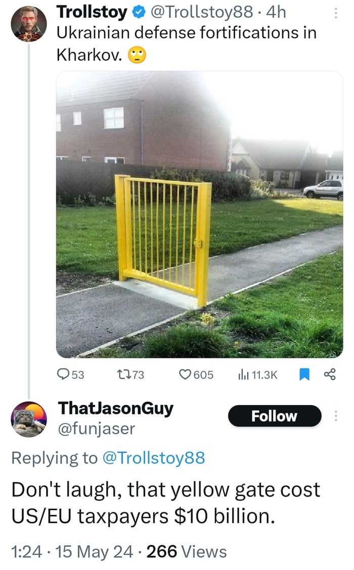 Yellow gate - 9GAG