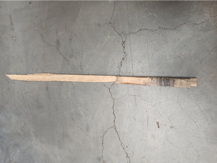 Dudes, I think I'm the chosen one. It's just piece of wood from pallet ...