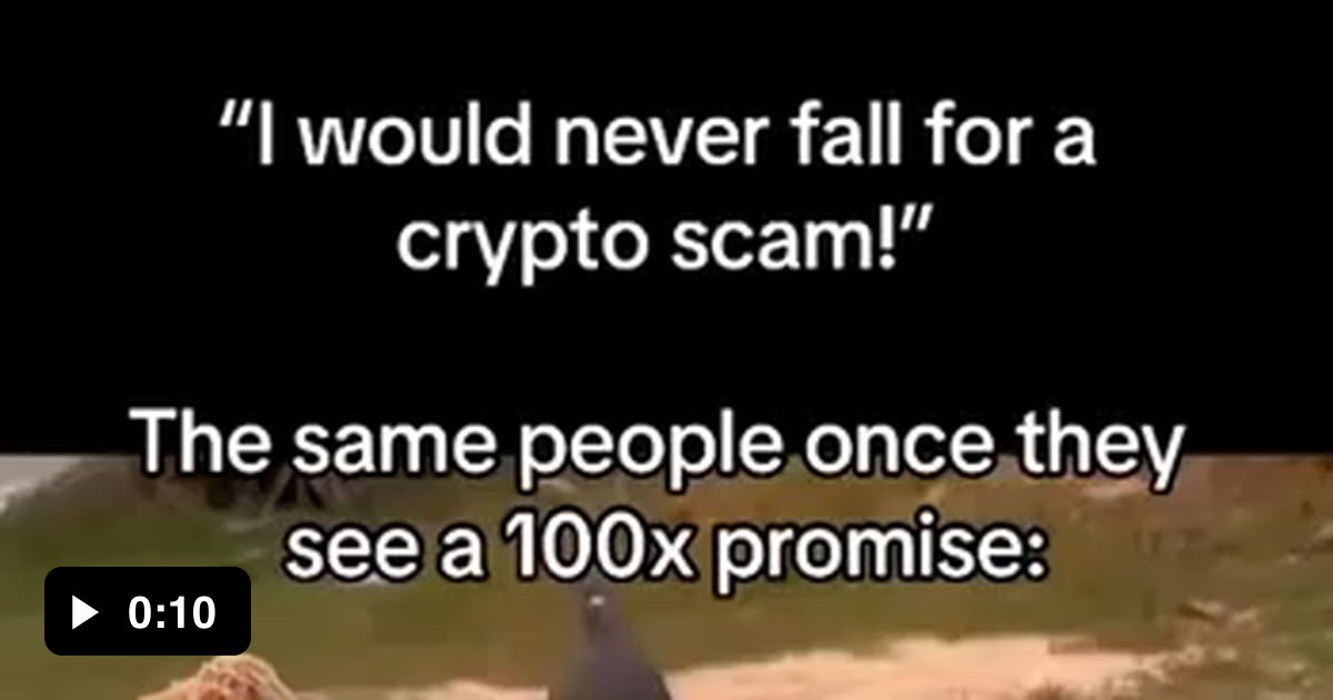 Crypto users falling for EVERY scam out there - 9GAG