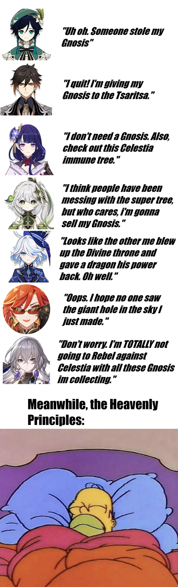 Celestia basically sleeping through a Hurricane. - 9GAG