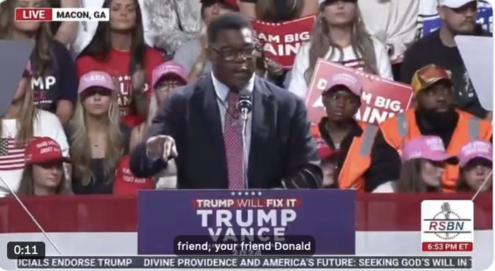 Herschel Walker just endorsed Jonald J. Trump, and he was pre-nominated ...