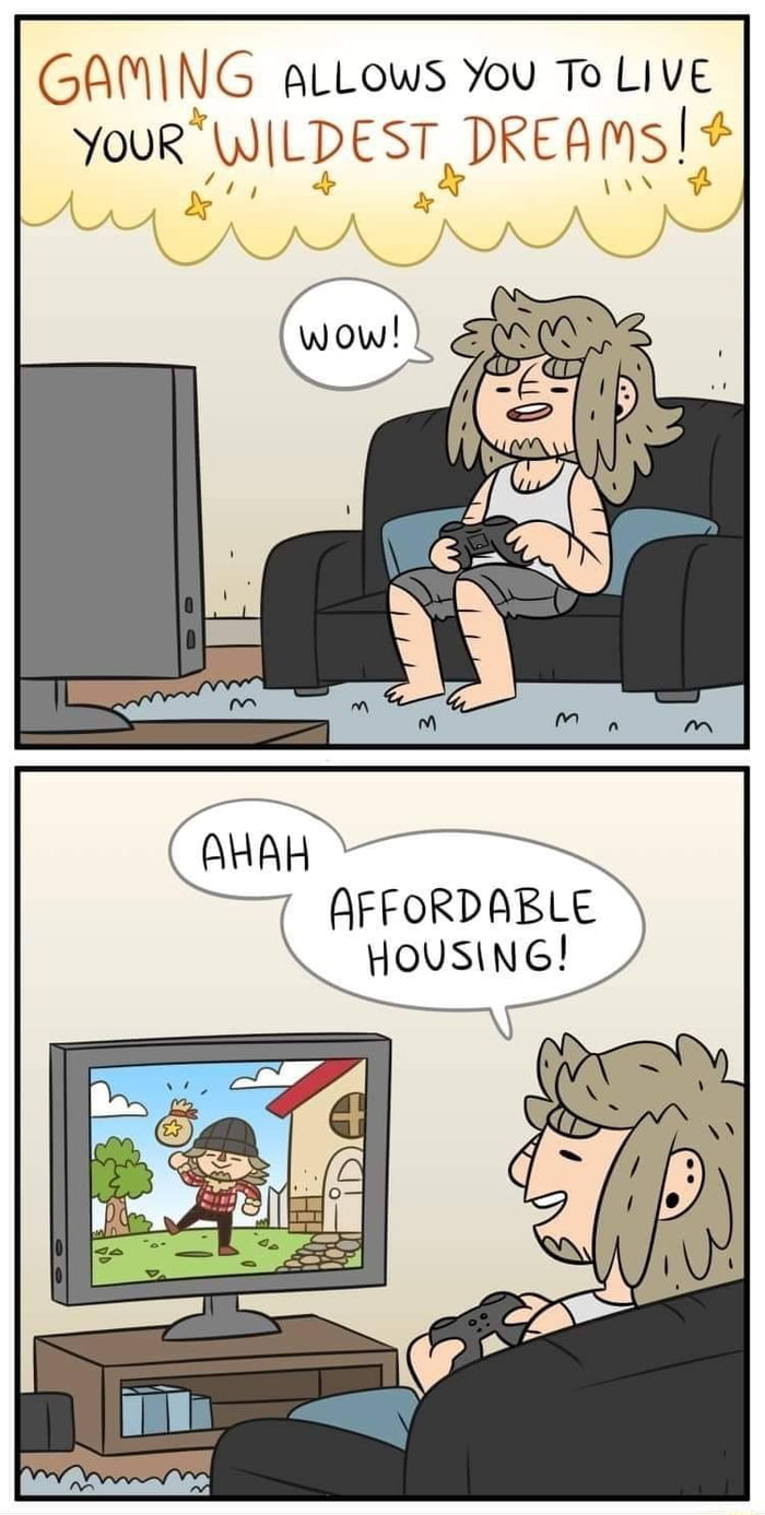 Having normal dreams only available in games. - 9GAG