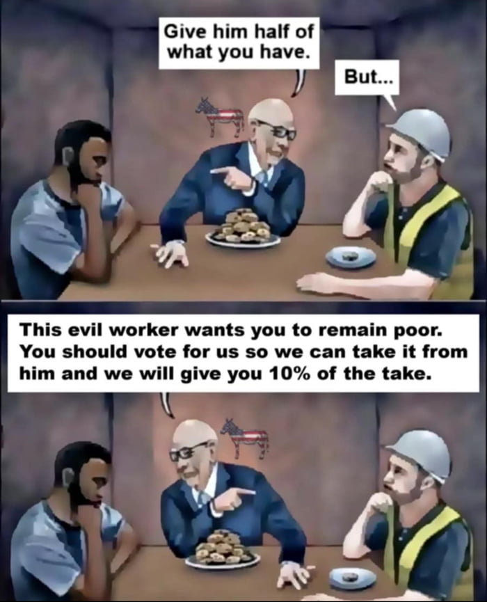 Advocating for taking someone else’s money is POS behavior. - 9GAG