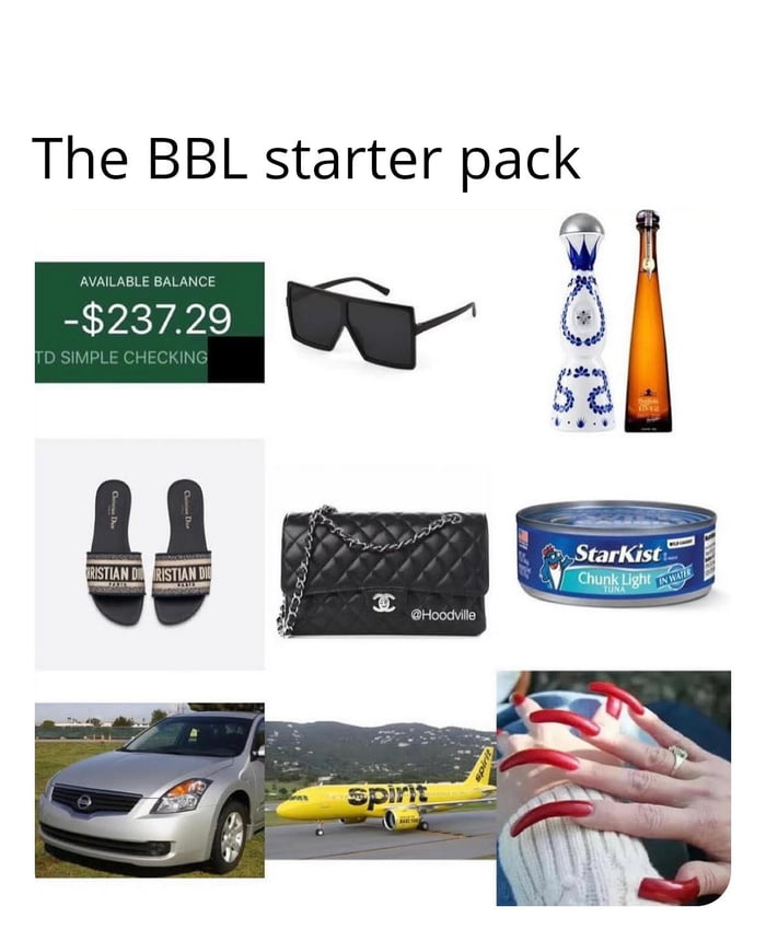 The BBL starter pack - 9GAG