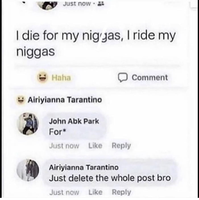 Just delete the whole post bro - 9GAG