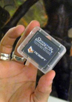 This photo ahows the immortality drive, this is a memory device which ...