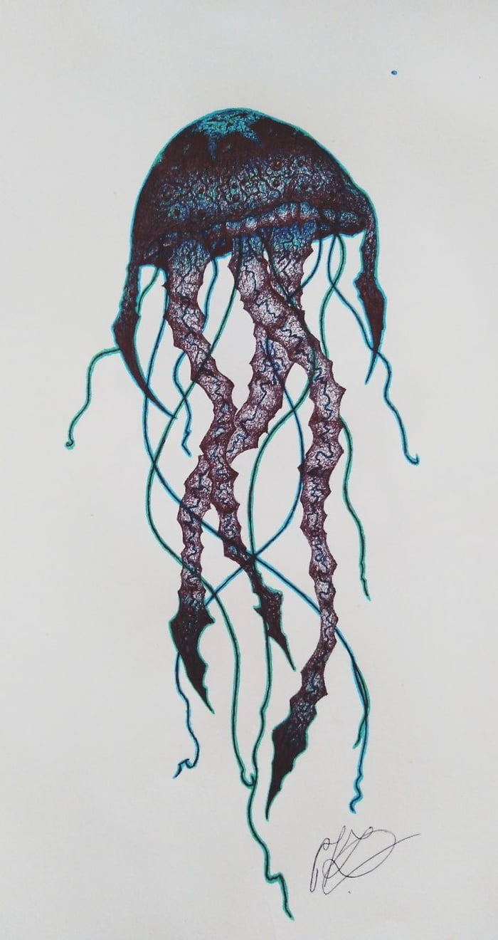 Fresh drawing, this time with some colours - 9GAG