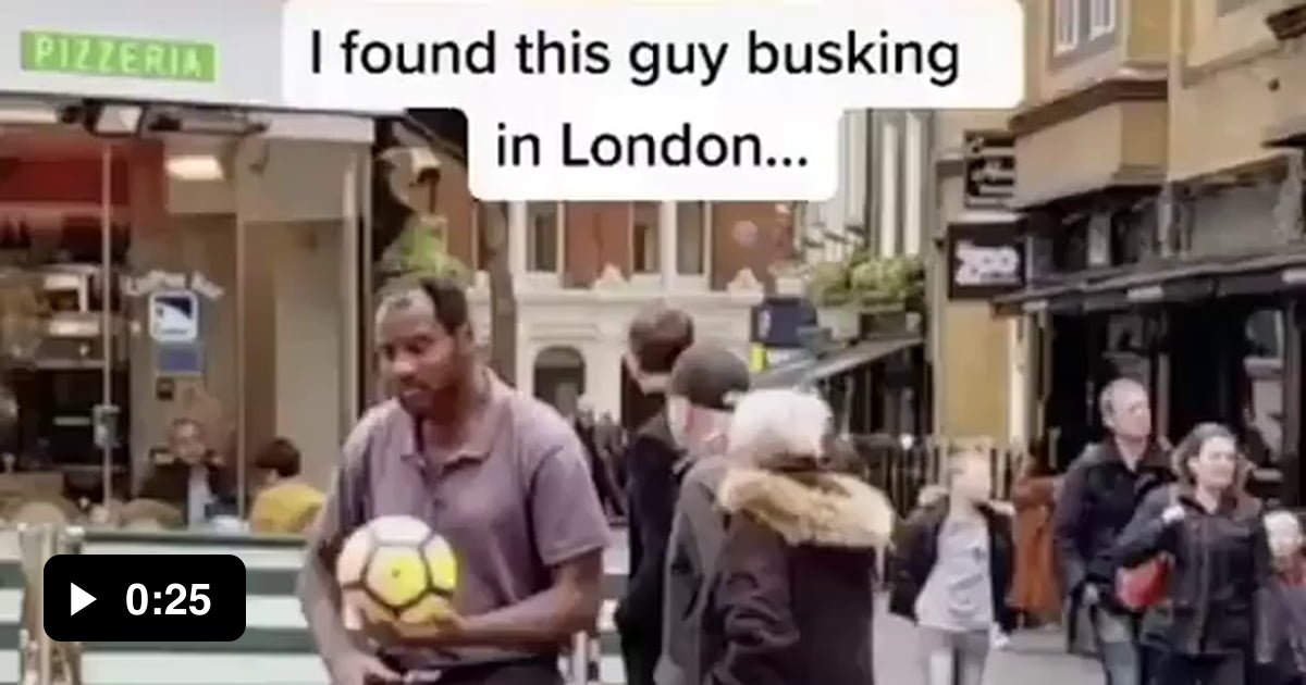 This Man’s amazing ball-handling skills - 9GAG