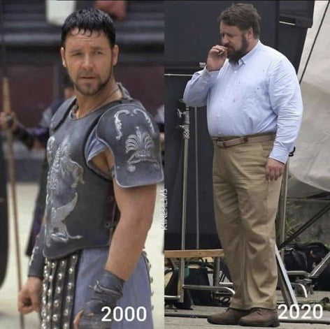 Chubby Russel Crowe - 9GAG