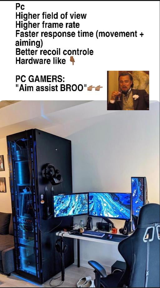 COD WARZONE PC VS CONSOLE - 9GAG