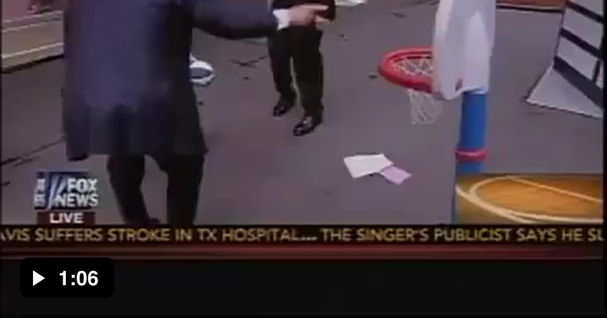 Fox Reporter ruins baby's basketball streak - 9GAG