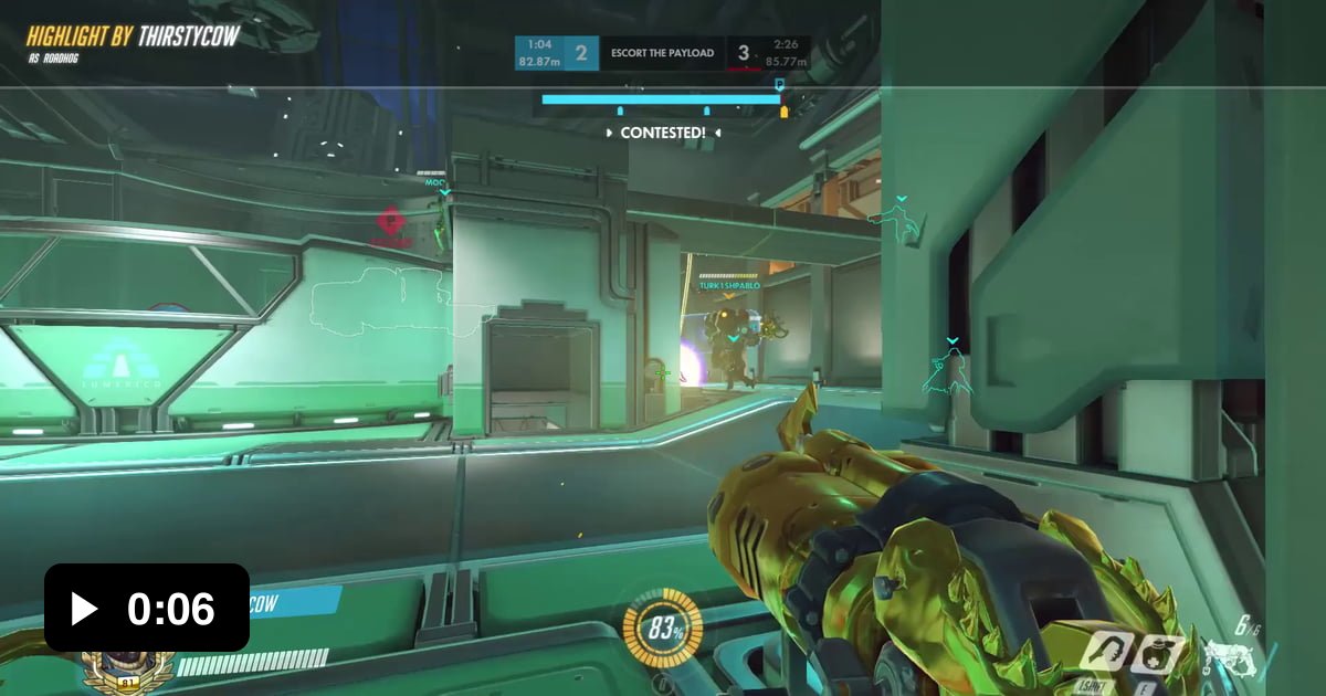 Insane hook flick onto a blinking tracer - 9GAG