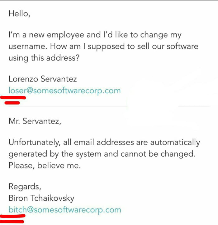 When the email addresses are automatically generated - 9GAG