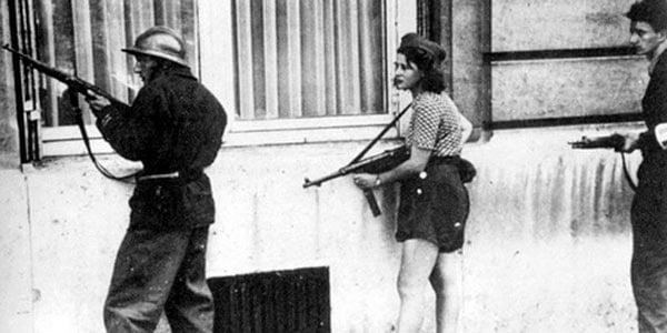 Ok, now, here we have Virginia Hall, an american in the British army ...