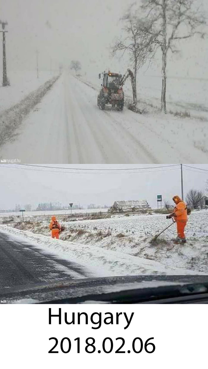 Hungary 2018.02.06 "mowing" - 9GAG