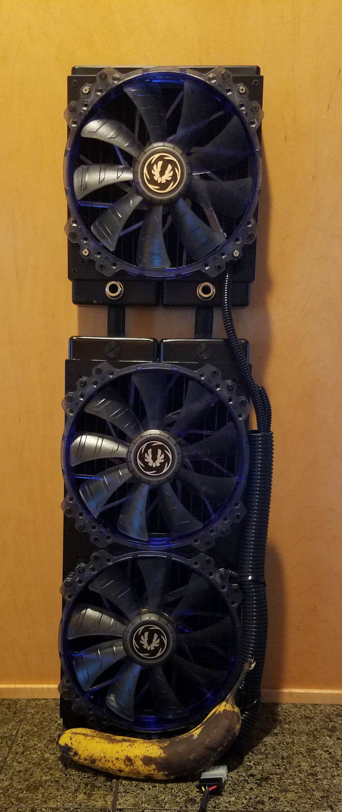 Just a picture of my 600mm radiator for my pc watercooling loop. - 9GAG
