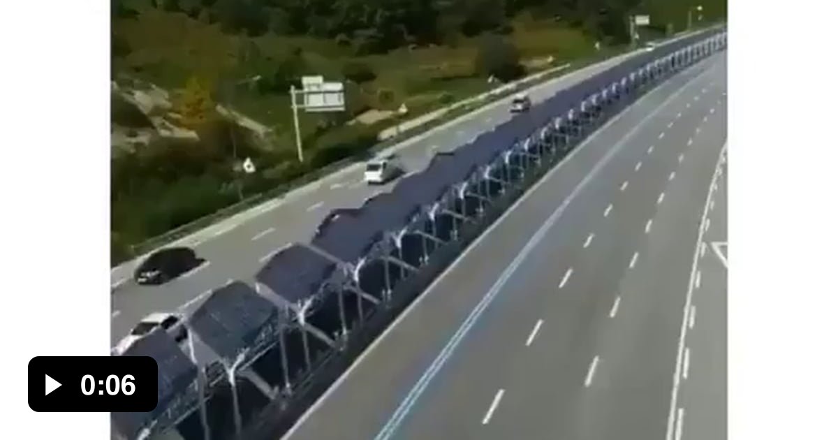 South Korea's Ecological Bike Path Covered with Solar Panels - 9GAG