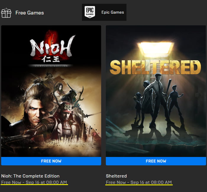 Free Games 'til 16 September 2021 - 9GAG