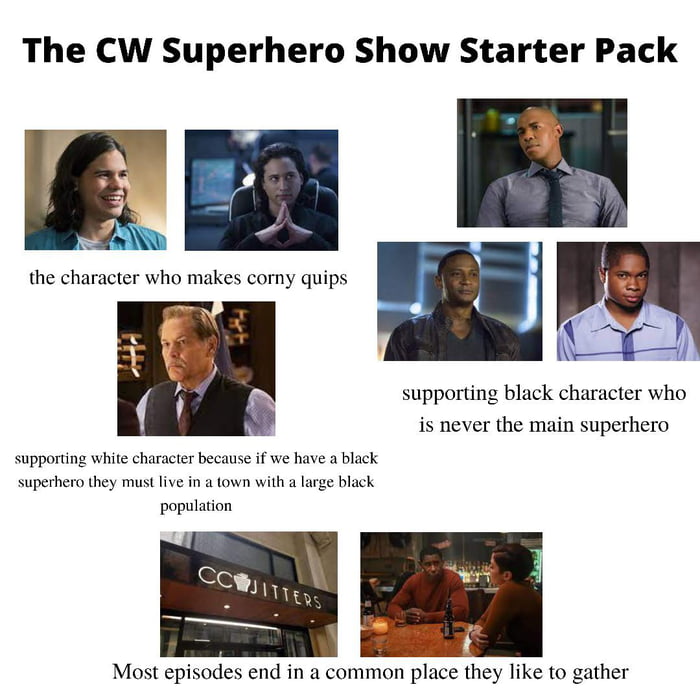 The CW Show Starter Pack - 9GAG